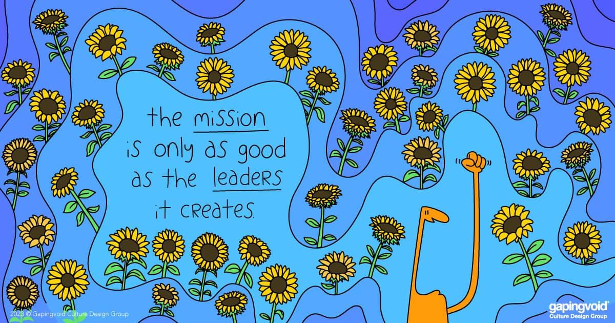 What Comes First, Action or Courage? — Gapingvoid