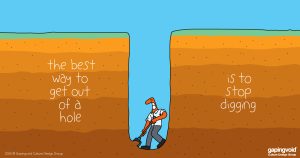 Doubling Down on Disaster - Gapingvoid